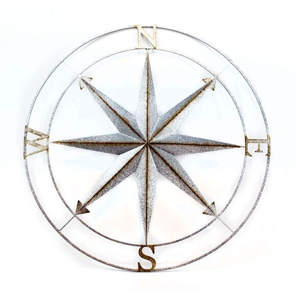 Zeckos | Wall Decor | Scratch Dent Distressed Galvanized Zinc Finish ...